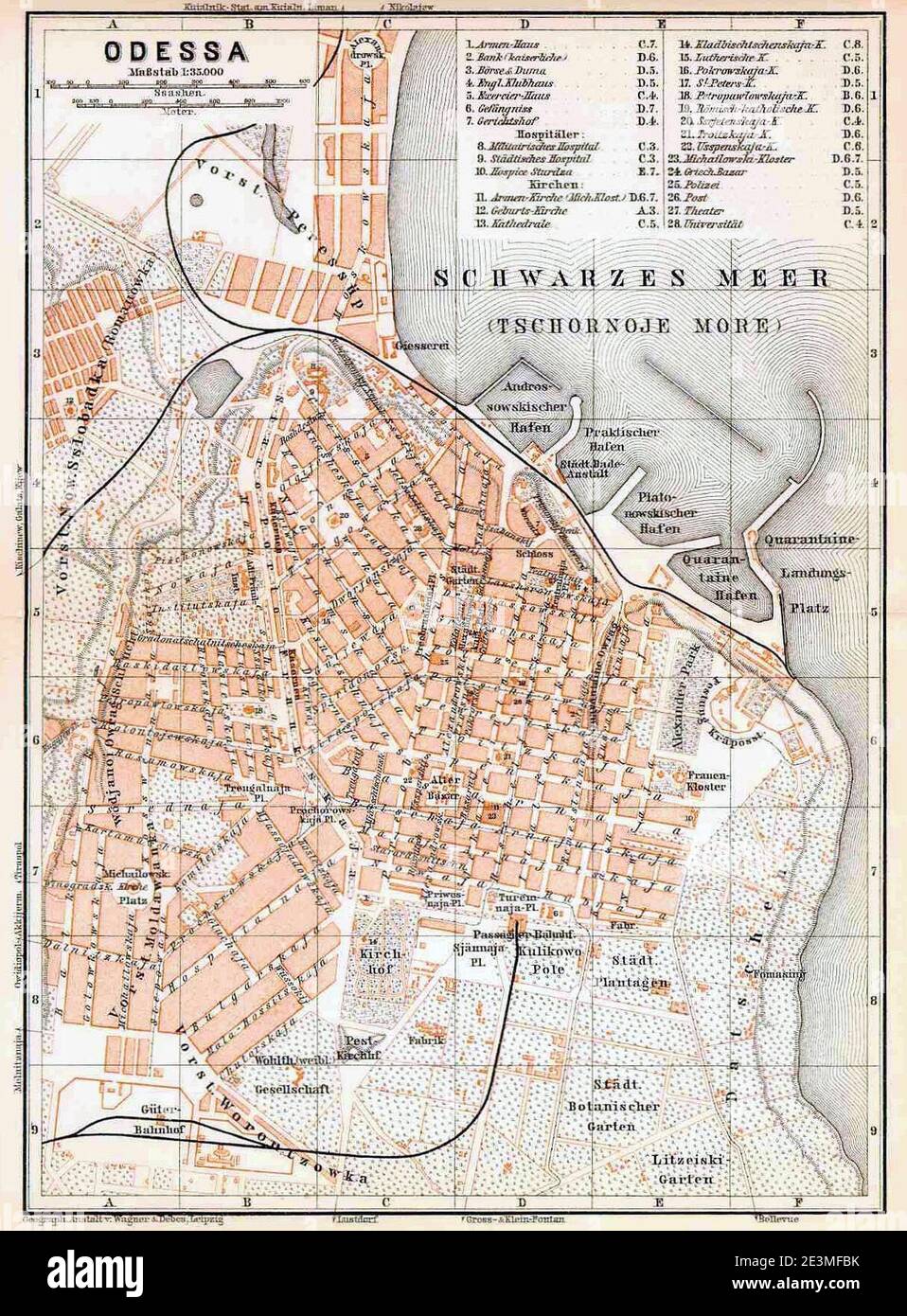 Archival odessa map hi-res stock photography and images - Alamy