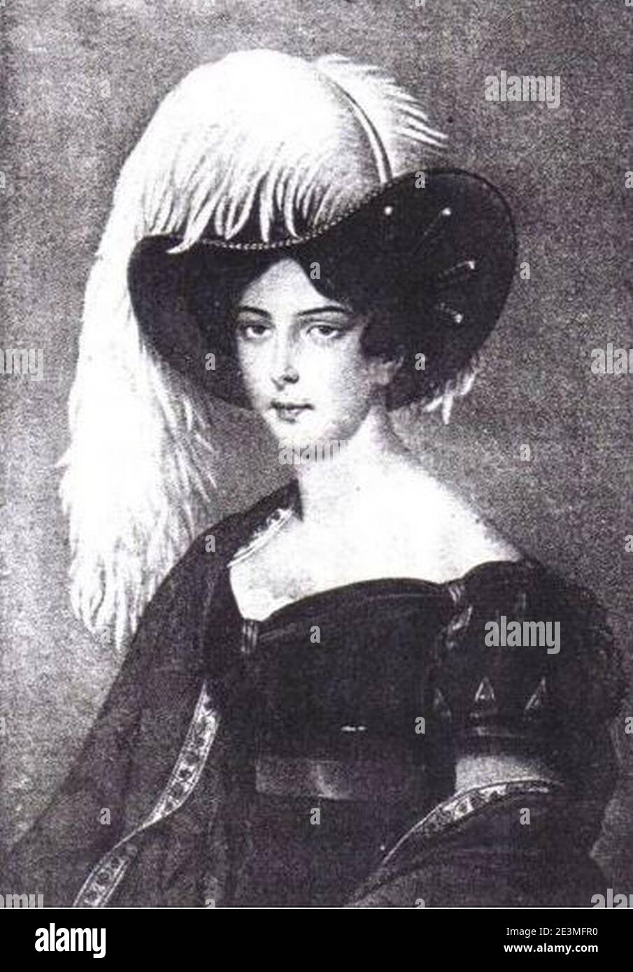 Maria Elisabeth of Savoy-Carignano Stock Photo - Alamy