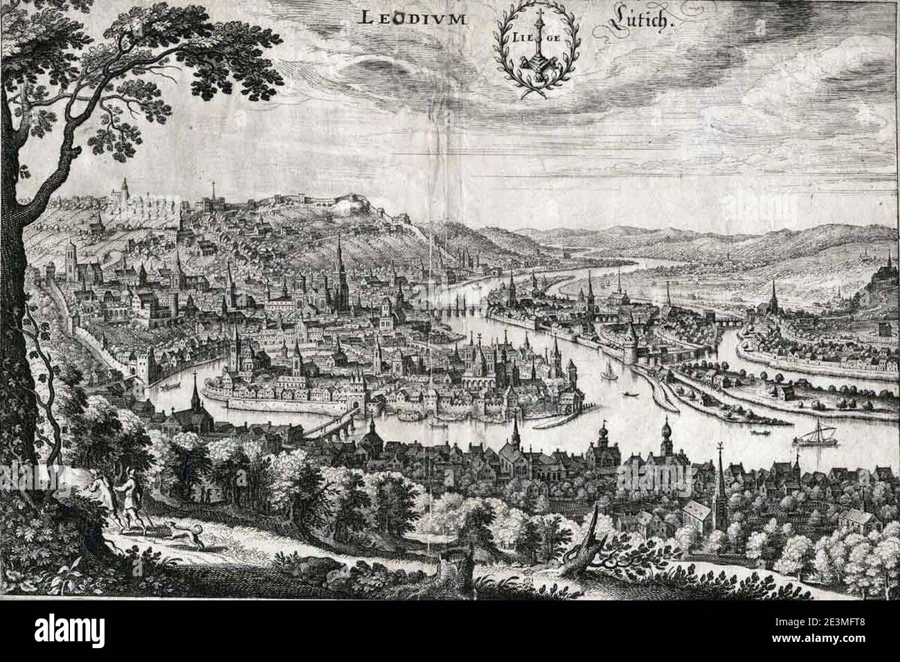 Map of liege hi-res stock photography and images - Alamy