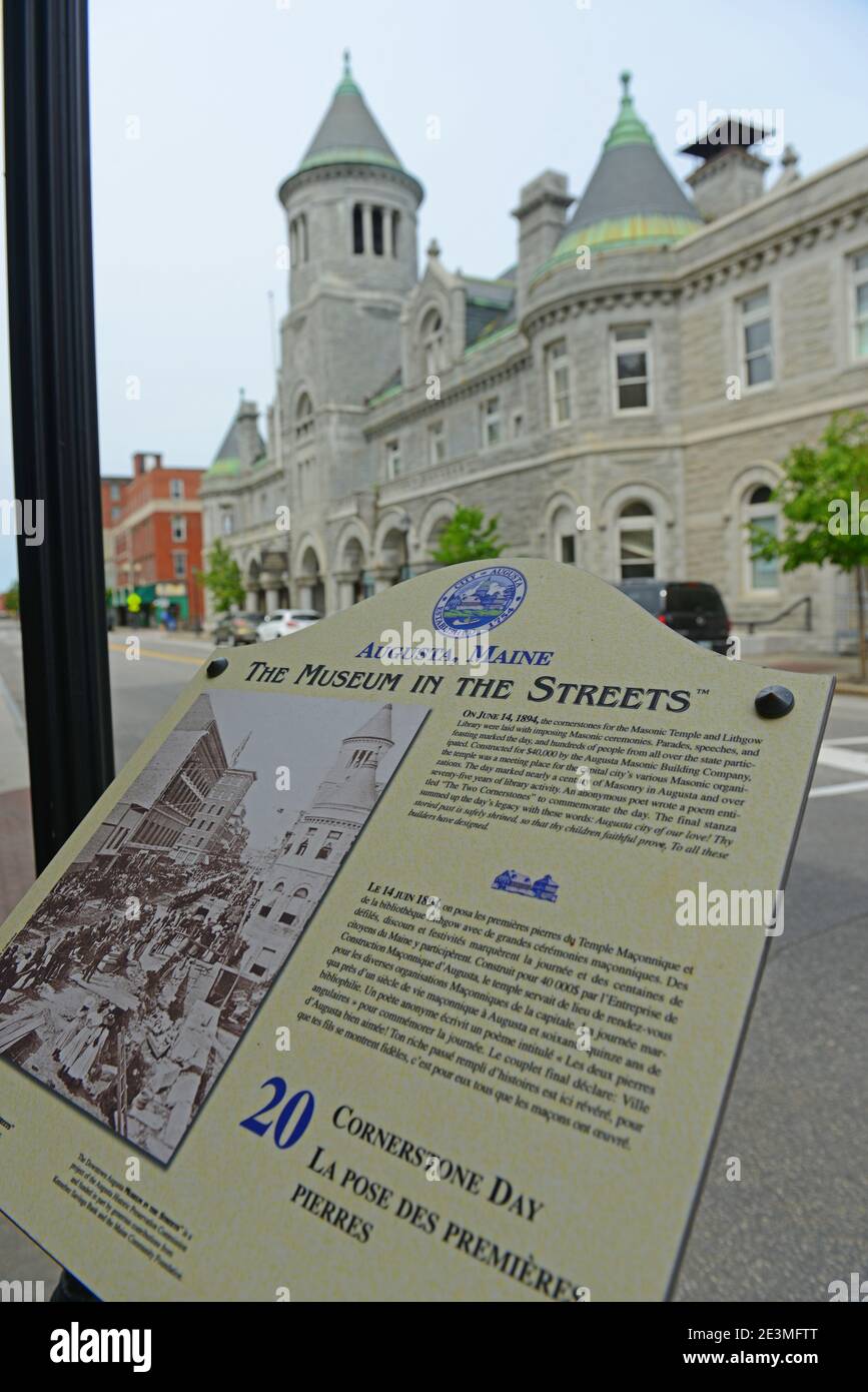 Augusta maine post office hi-res stock photography and images - Alamy