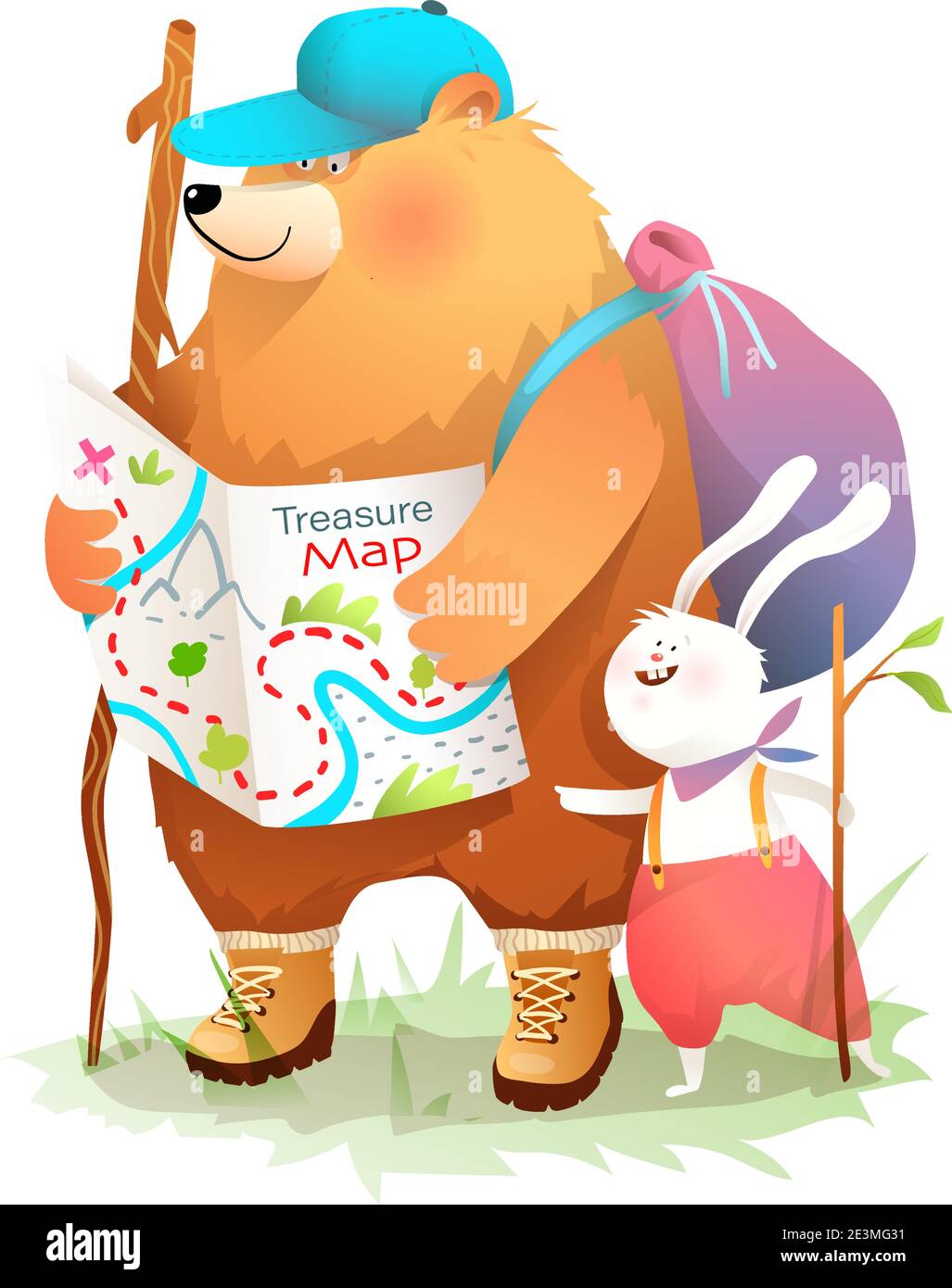 Bear and rabbit hi-res stock photography and images - Alamy