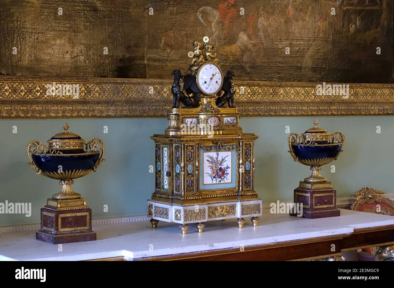 Mantle clock, attributed to Francois Remond, late Louis XVI period ...