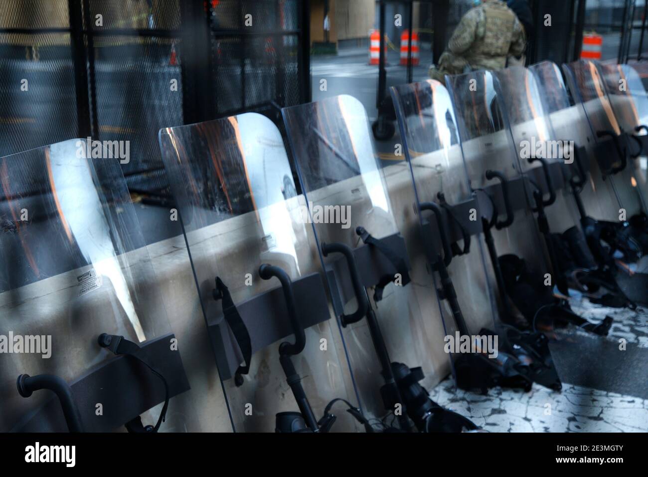 Us capitol riot shields hi-res stock photography and images - Alamy
