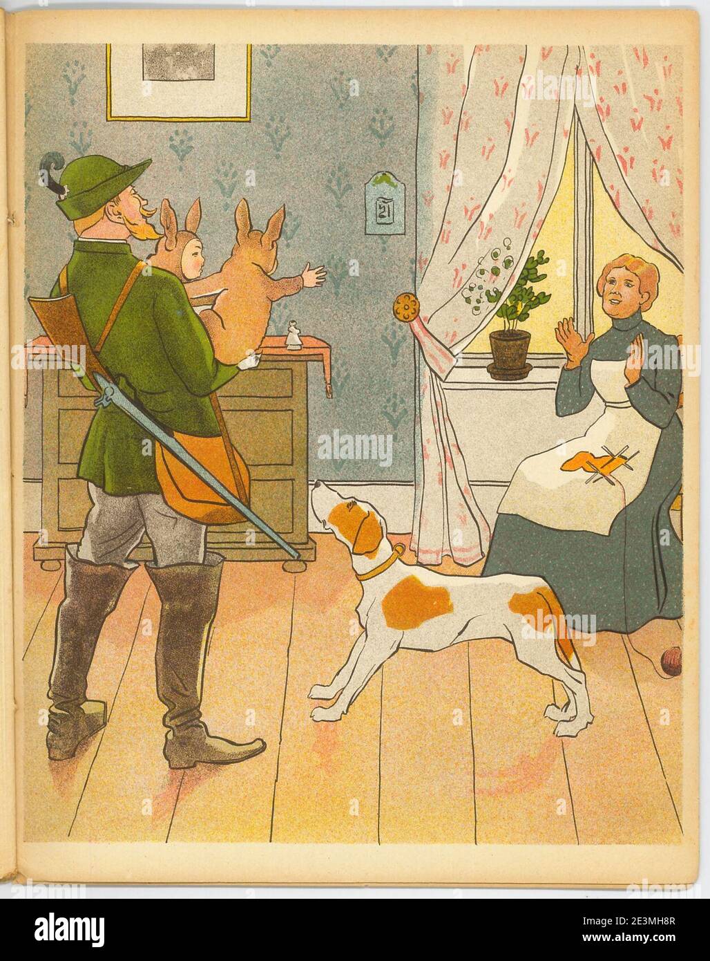 Mapje en Papje in het Hazenbosch (scan16 Stock Photo - Alamy
