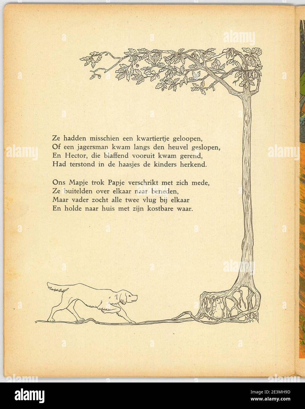 Mapje en Papje in het Hazenbosch (scan13 Stock Photo - Alamy
