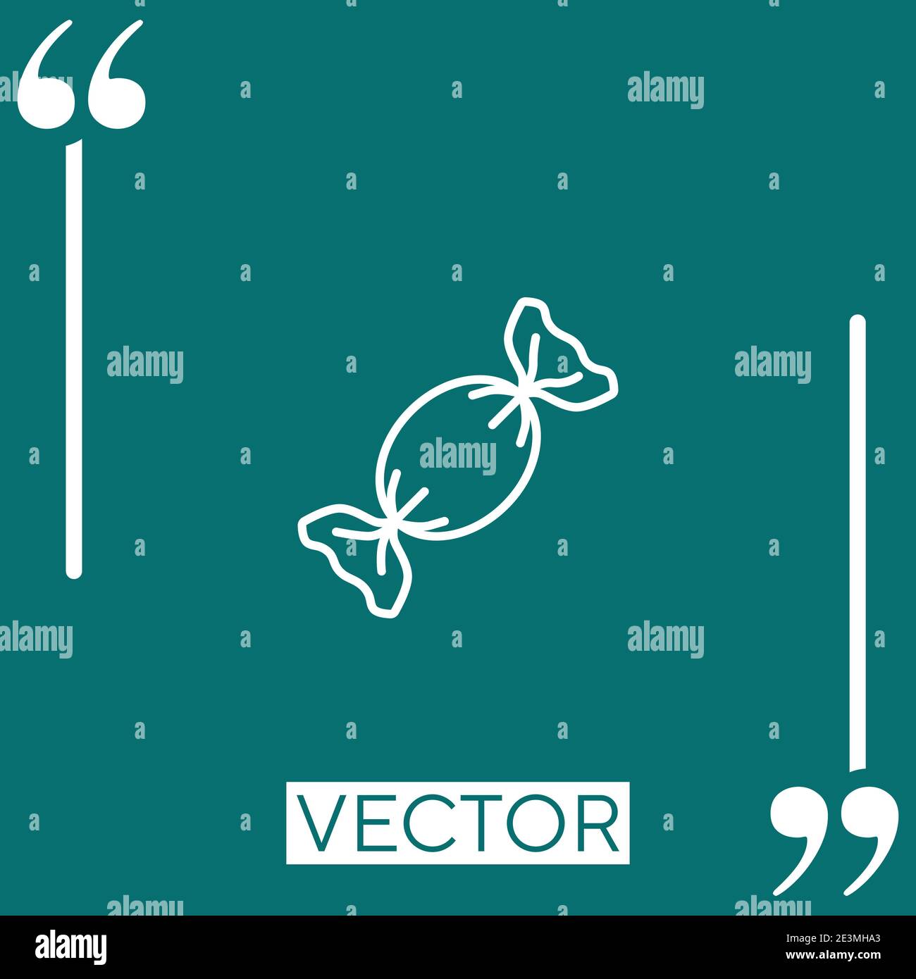 sweets Linear icon. Editable stroke line Stock Vector Image & Art - Alamy