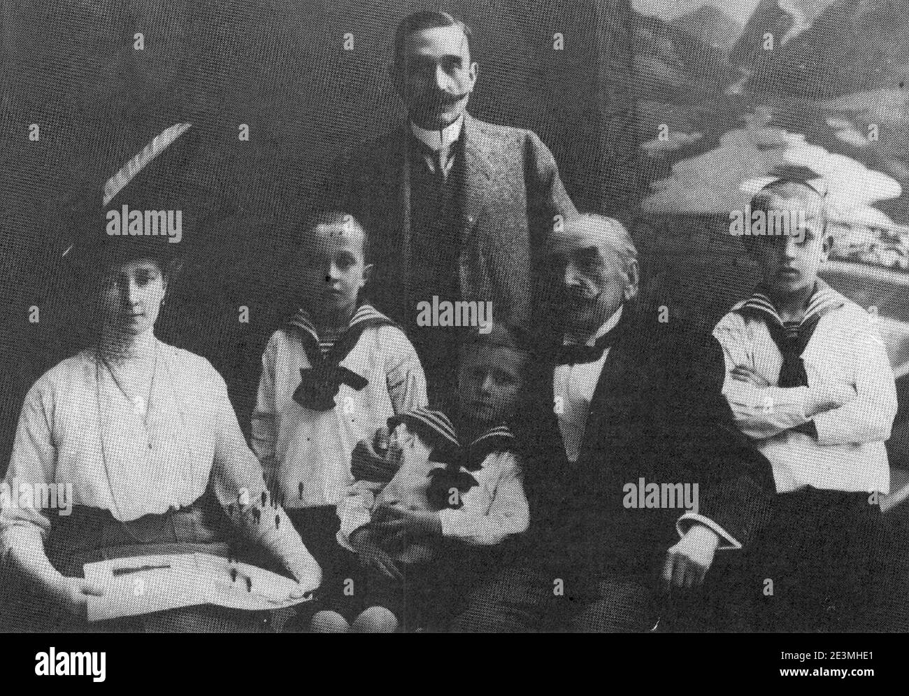 Markó Family end of 19th century Stock Photo - Alamy