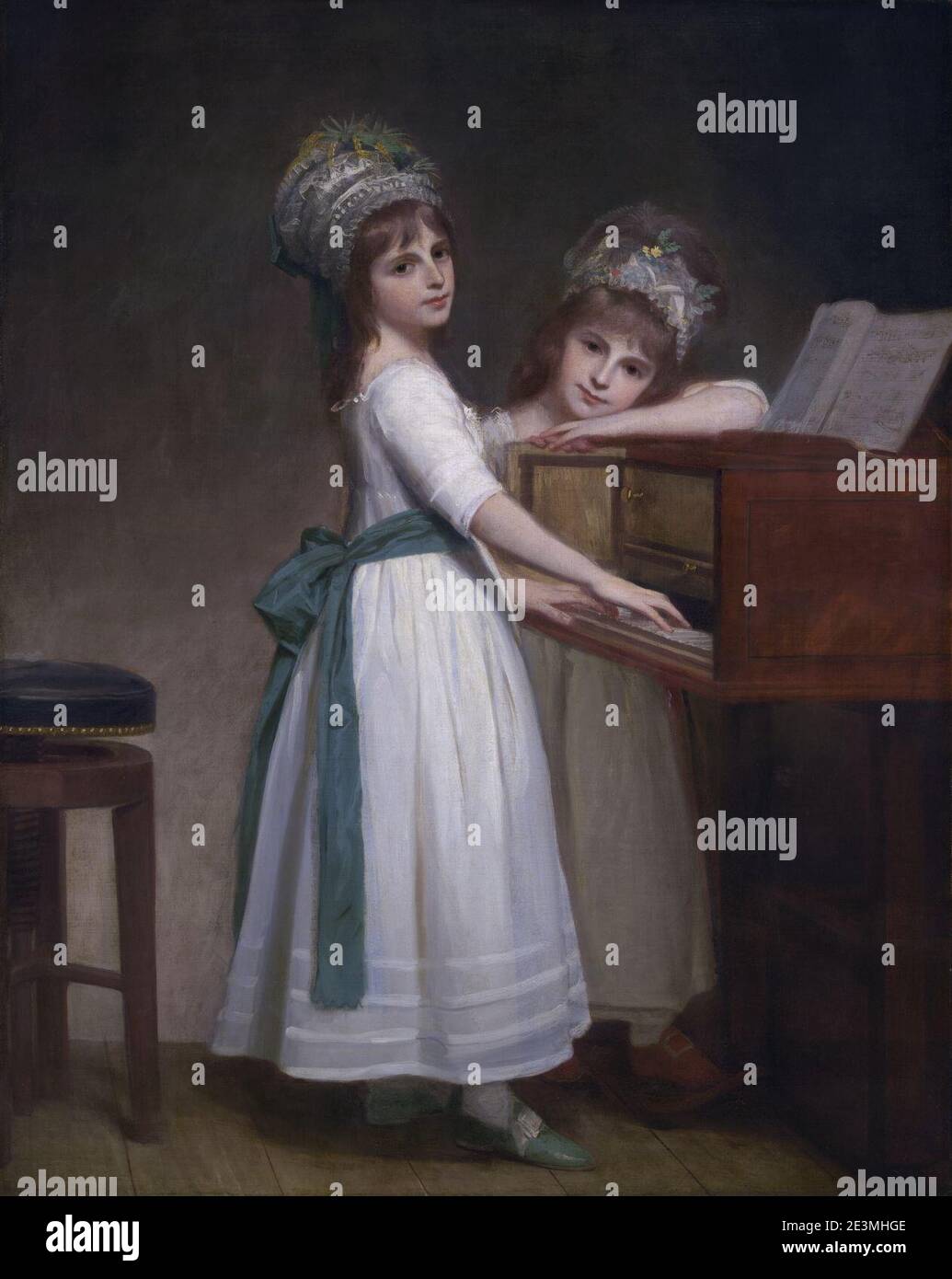 Maria and Catherine, daughters of Edward Thurlow, 1st Baron Thurlow, by ...