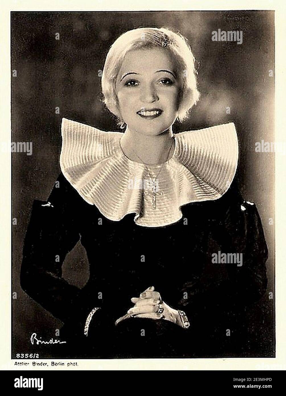 Marta Eggerth Binder2 Stock Photo - Alamy