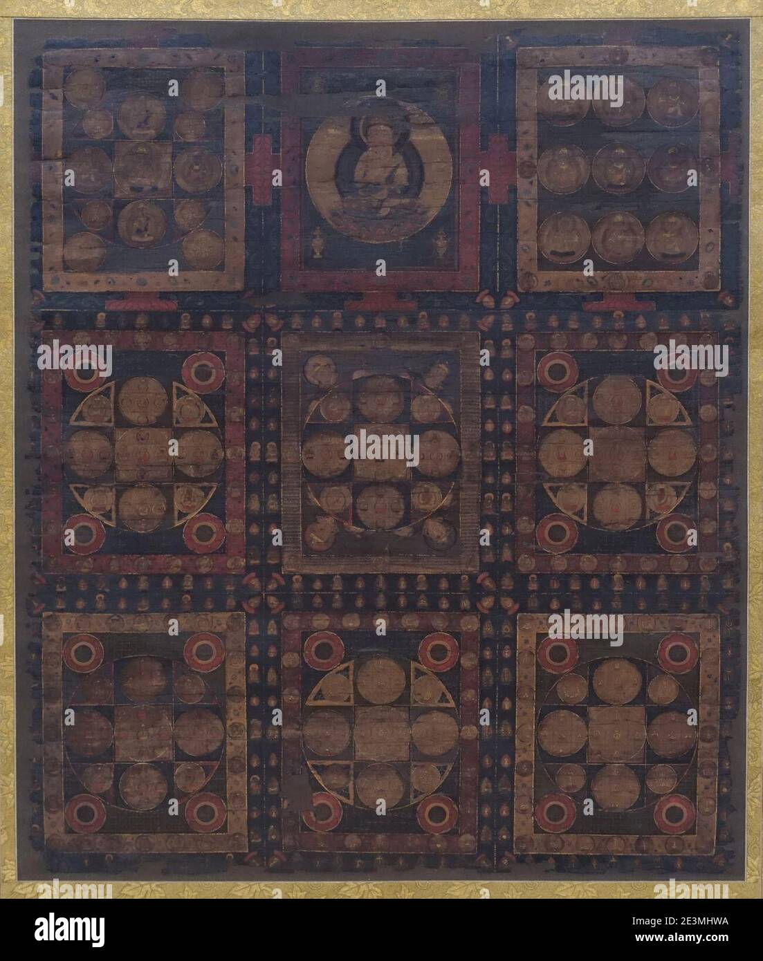 Mandalas of the Two Realms, 1 of 2, Japan, Kamakura period, 1300s AD ...