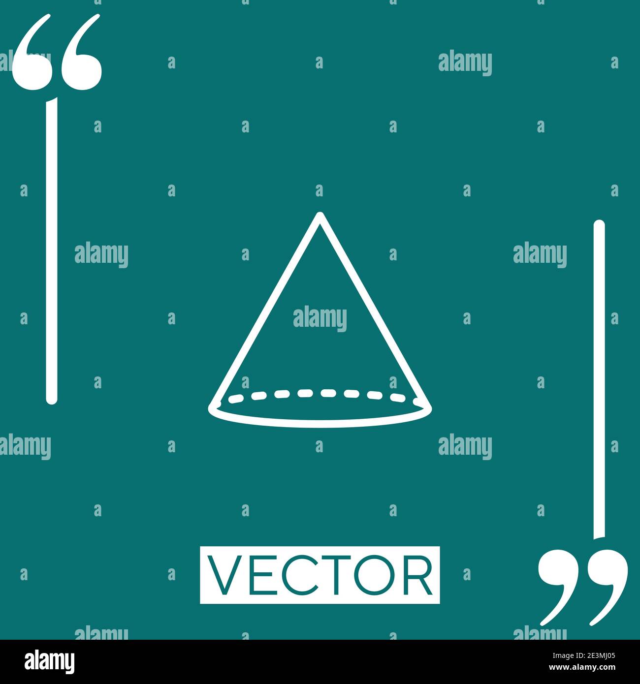 cone vector icon Stock Vector Image & Art - Alamy