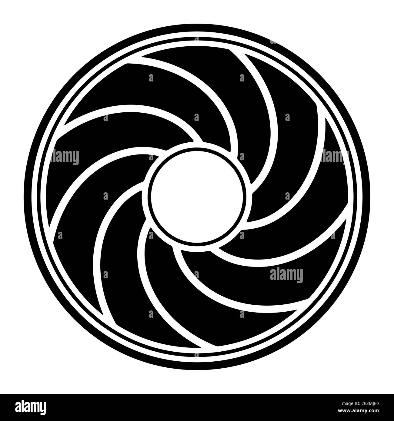 Abstract photo flat round Stock Vector Images - Alamy
