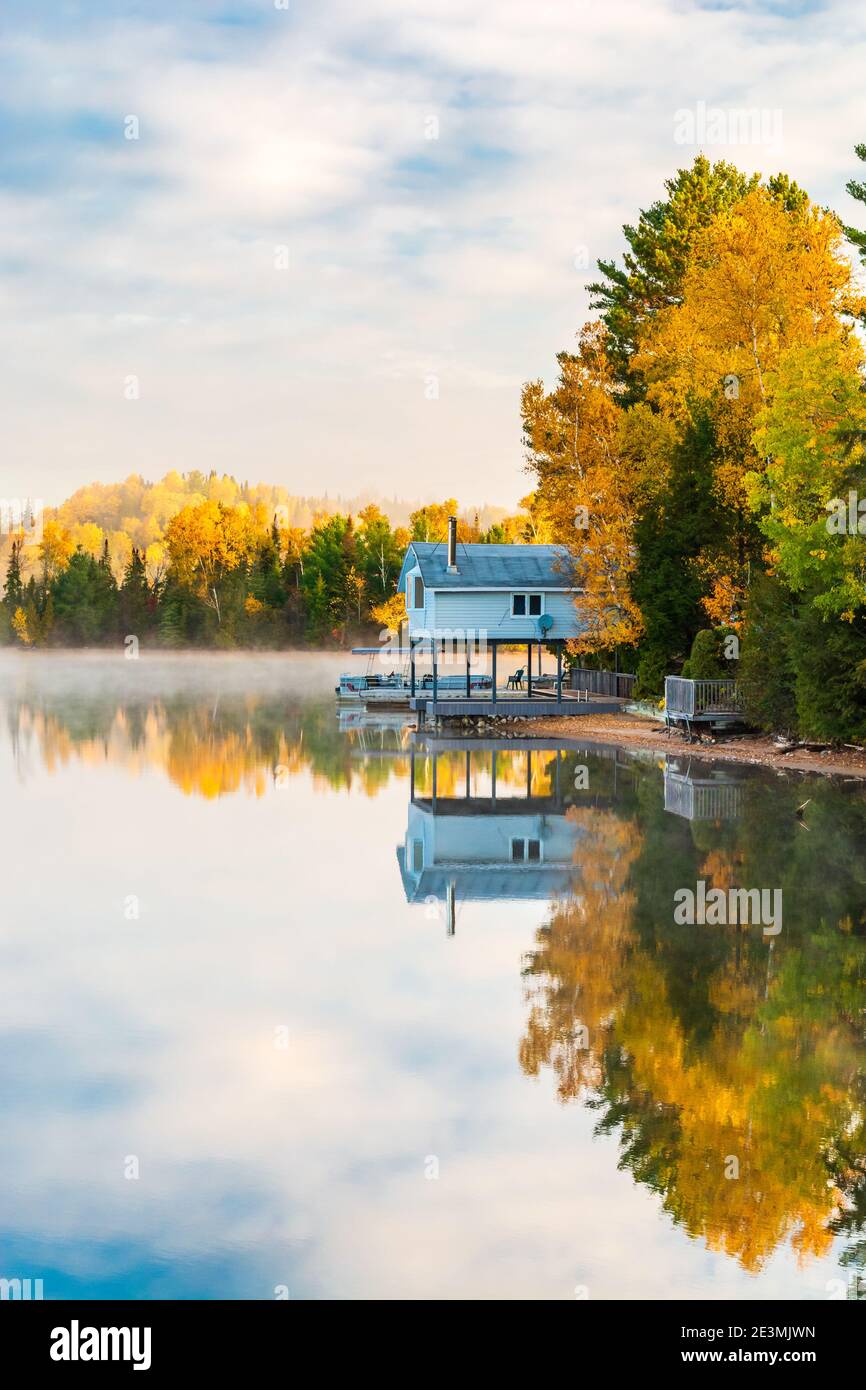 Paudash Lake Highlands East Bancroft Ontario Canada in autumn Stock ...