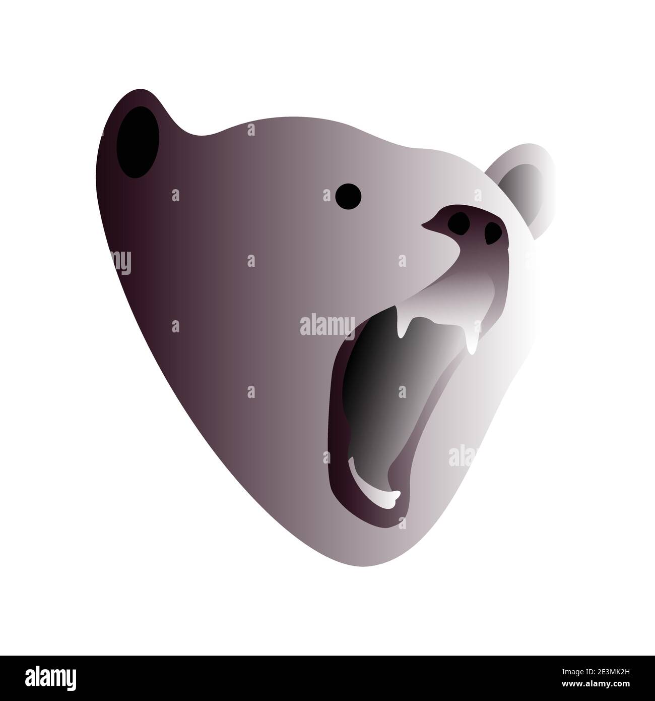 Cartoon black bear in Cut Out Stock Images & Pictures - Alamy