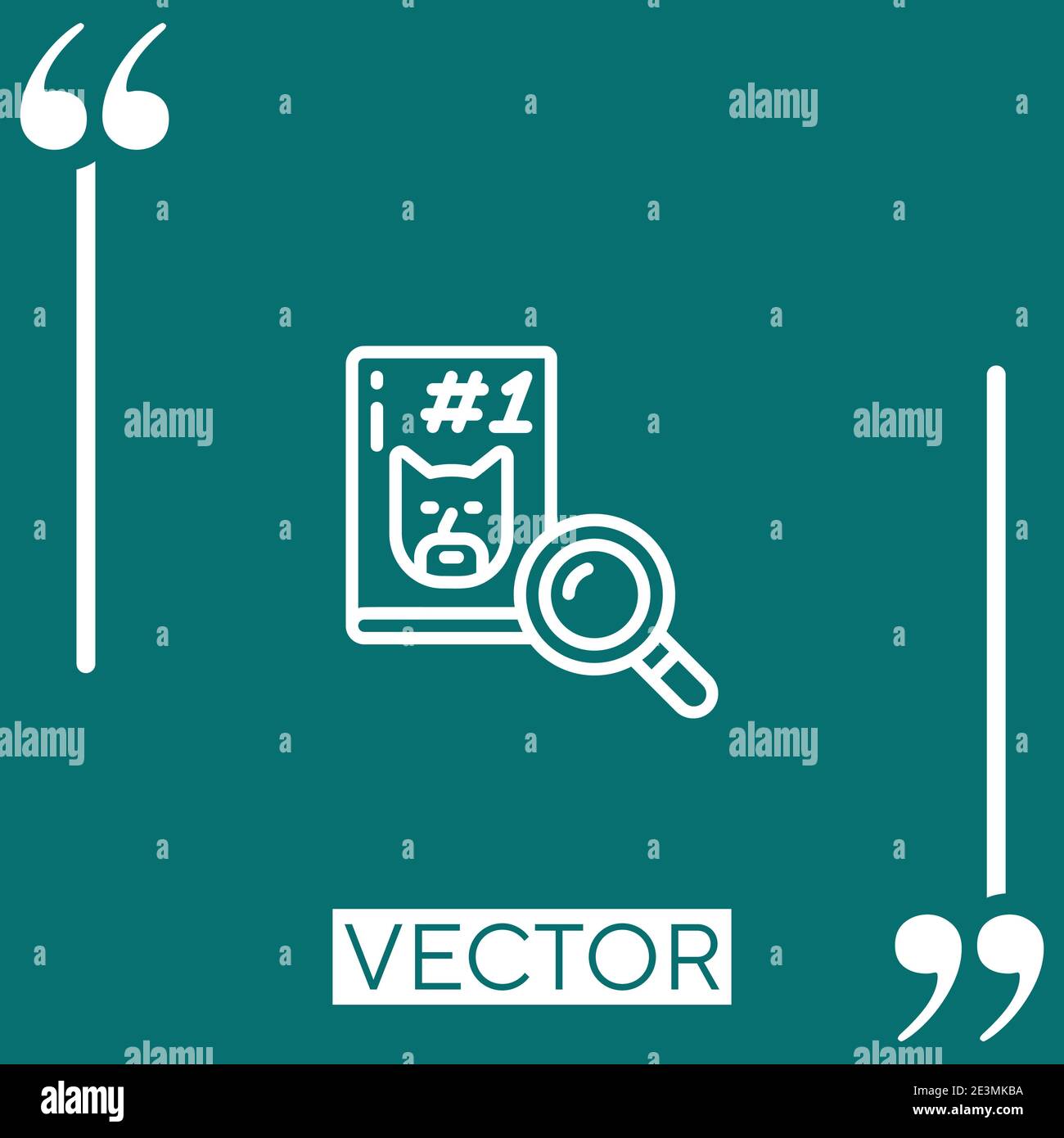 comic book vector icon Linear icon. Editable stroke line Stock Vector ...