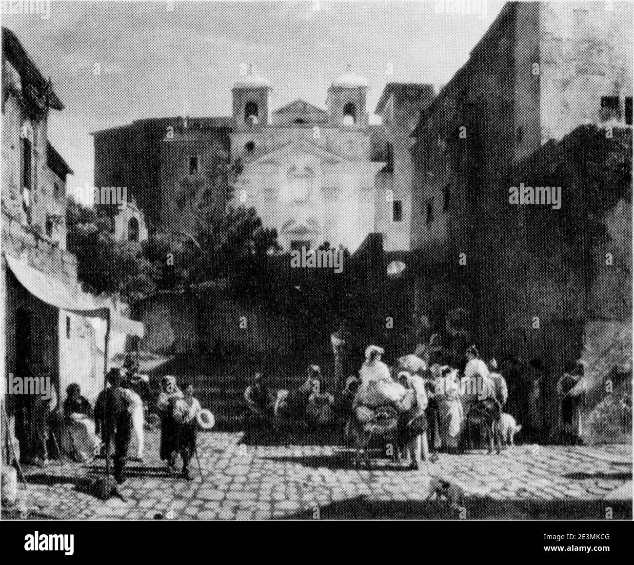 Market Day in an Italian Town by Oswald Achenbach Rijksdienst voor het ...