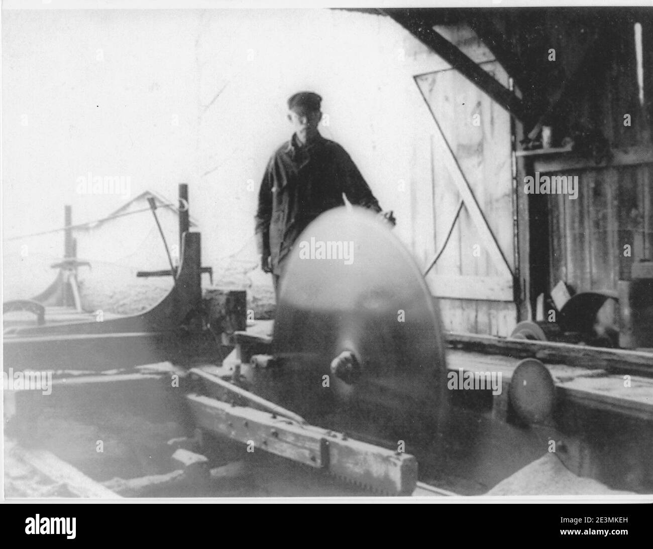 Sawmill Black and White Stock Photos & Images - Alamy