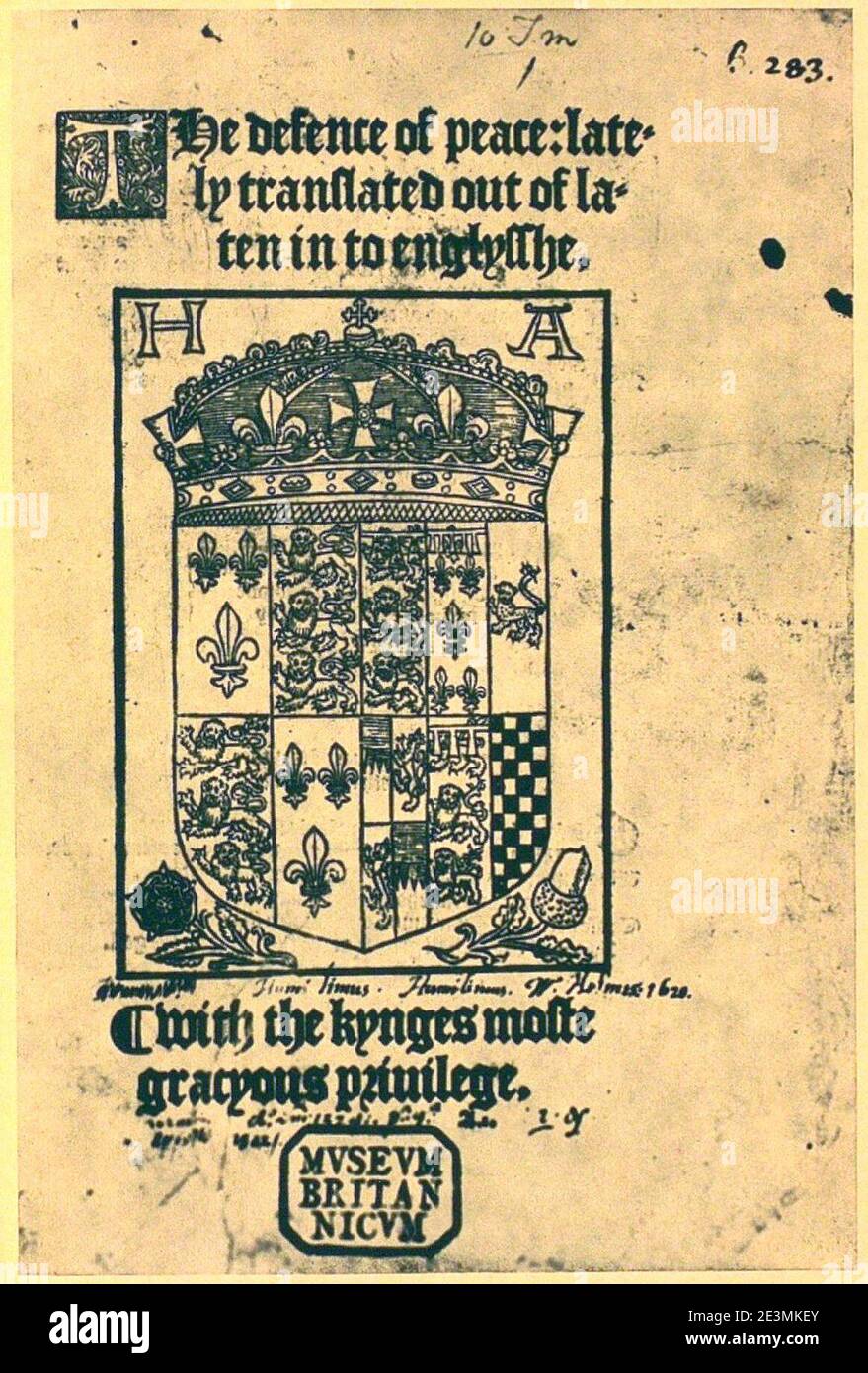 Marsilius hi-res stock photography and images - Alamy