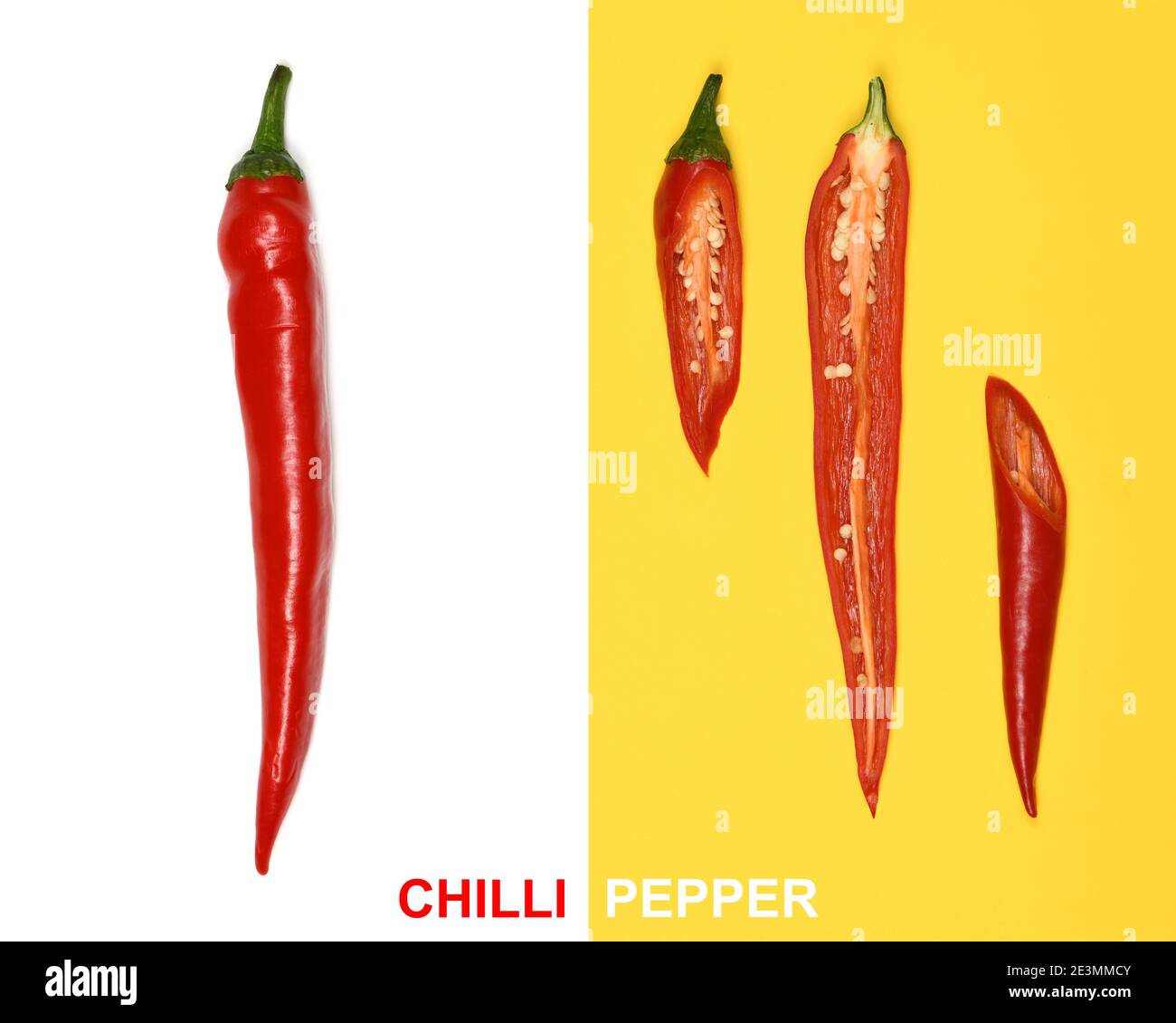 Creative layout made of red chilli peppers. High resolution photo. Full ...