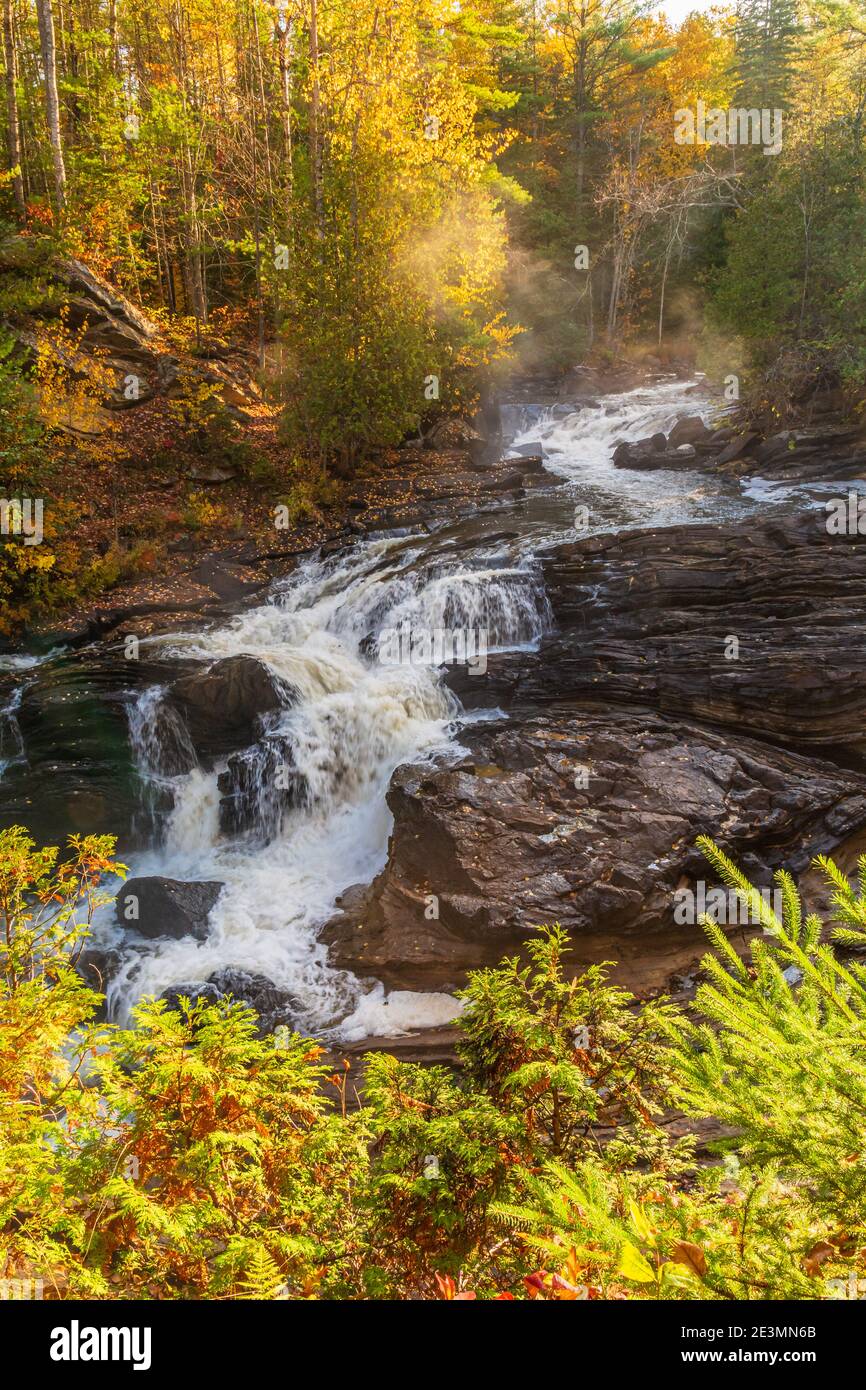 Egan Chutes Provincial Park Bancroft Ontario Canada in autumn Stock ...