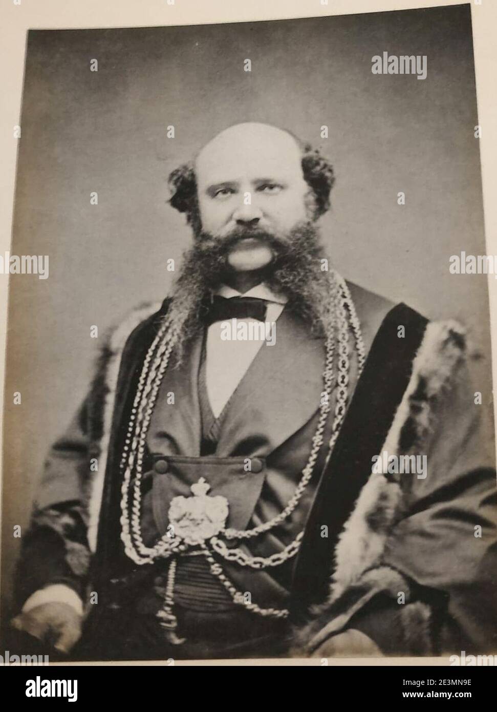 H R Marsden mayoral photograph Stock Photo - Alamy