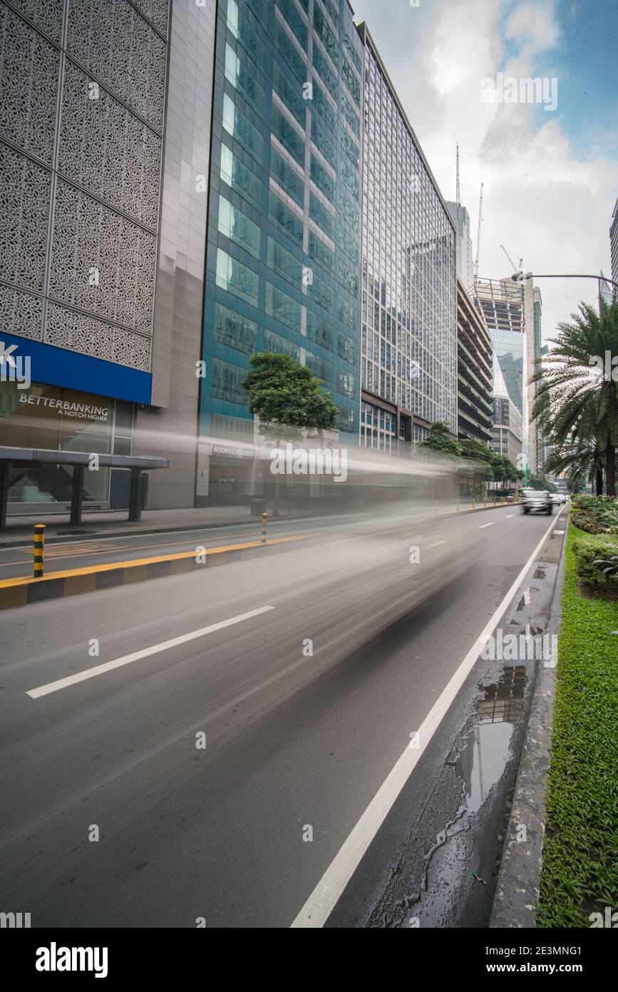 Makati, Metro Manila, Philippines - August 2018: Vertical photo of ...