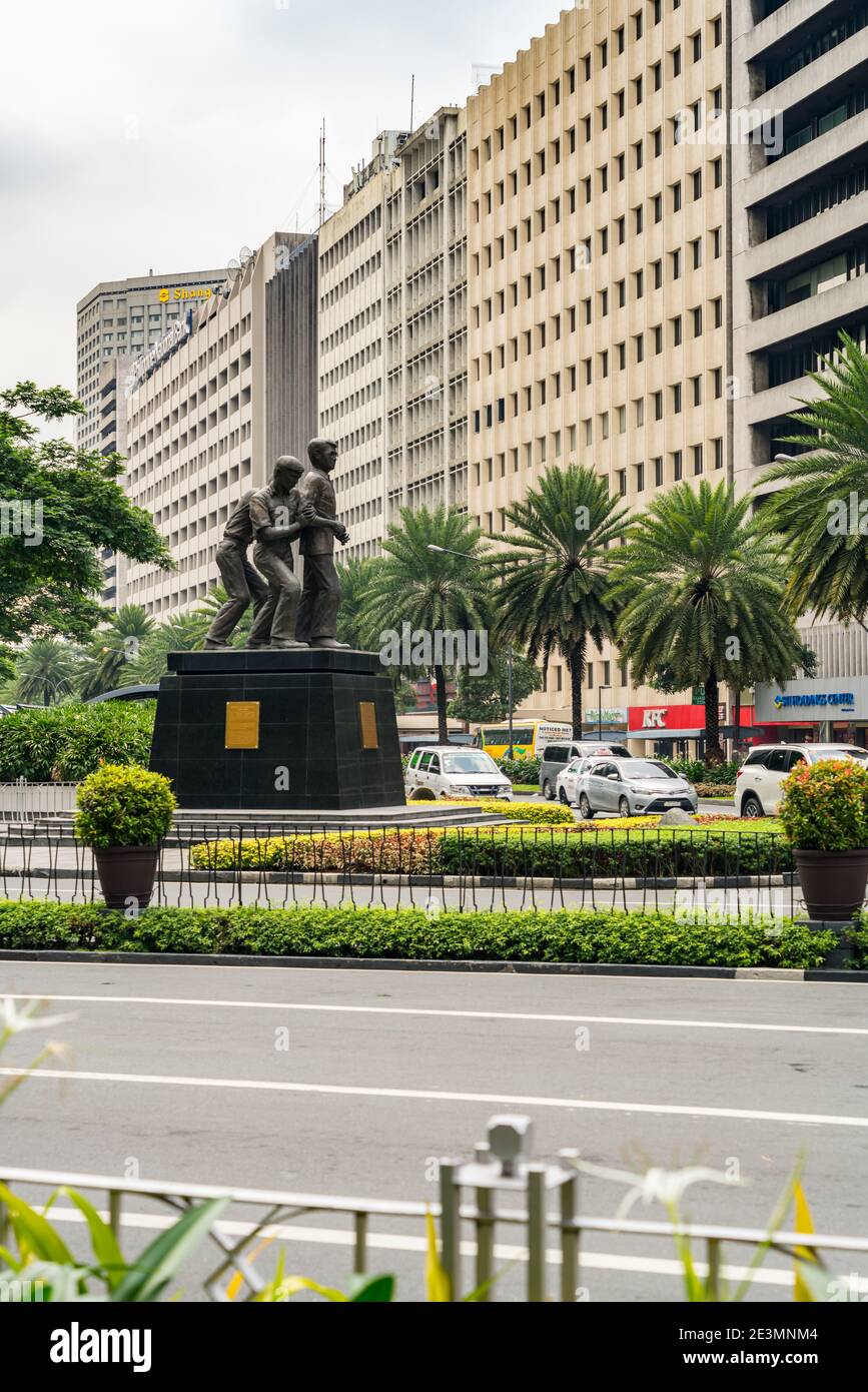 Makati, Metro Manila, Philippines - August 2018: Vertical photo of ...