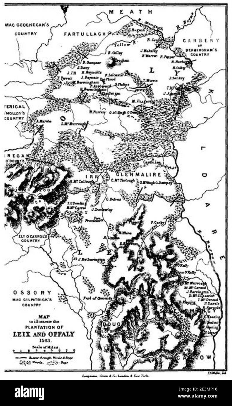 Laois map Cut Out Stock Images & Pictures - Alamy