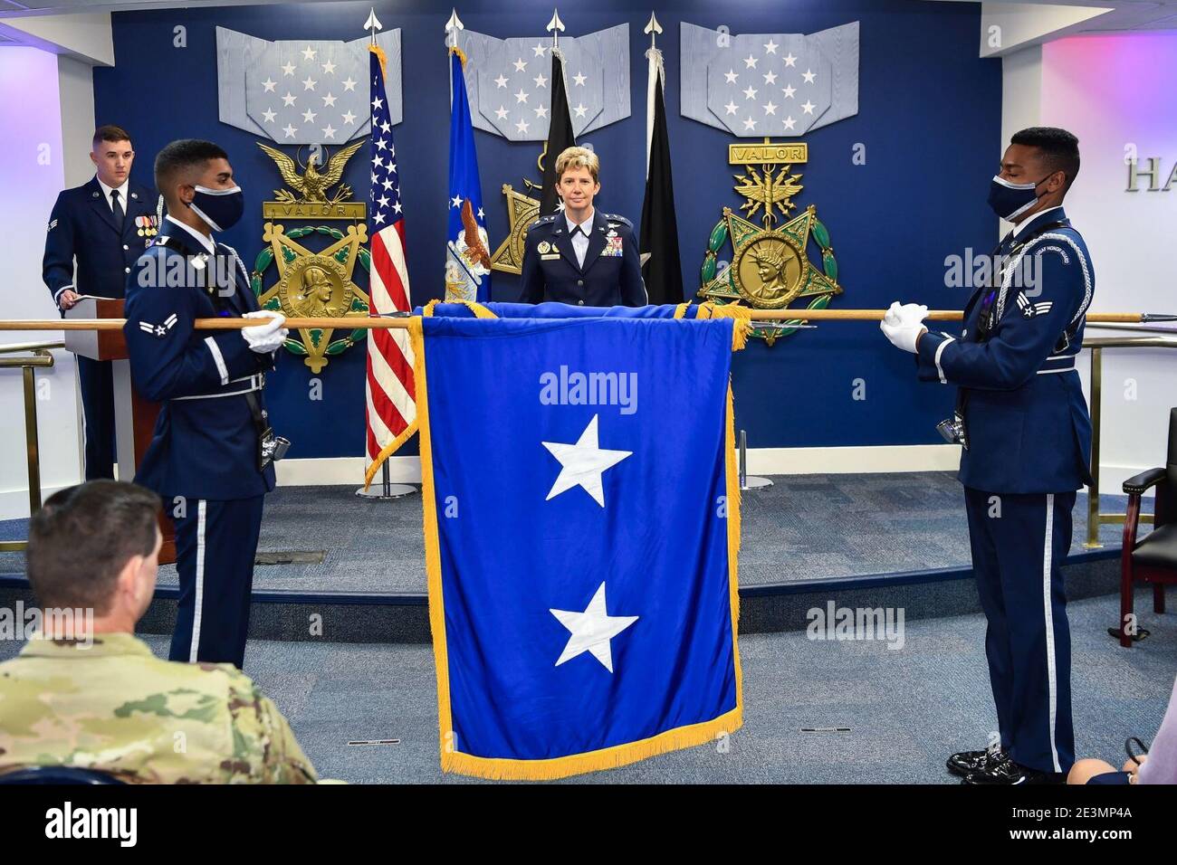 Maj. Gen. Leah Lauderback Promotion (6 Stock Photo - Alamy