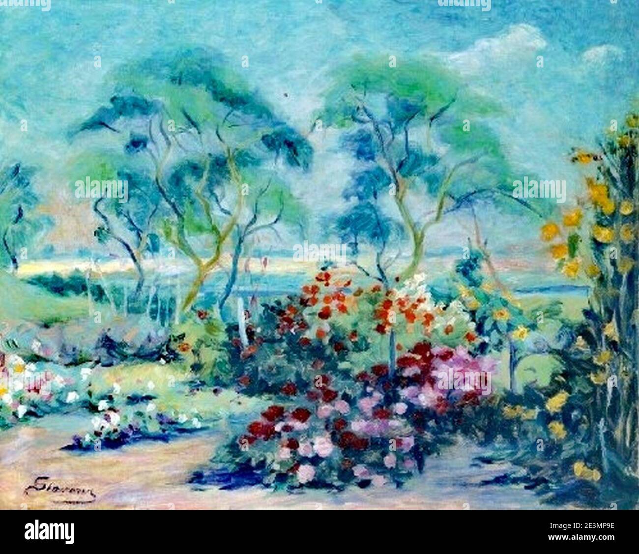 Maria Slavona Blühender Garten Stock Photo - Alamy