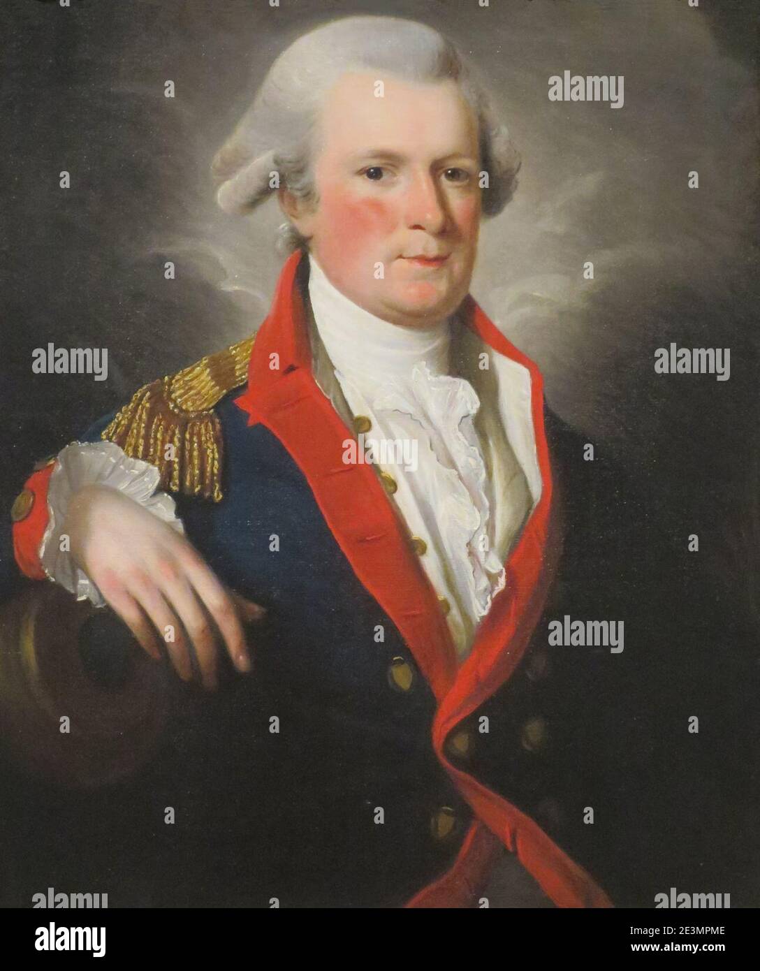 Portrait of a Military Officer attributed to David Martin Stock Photo ...