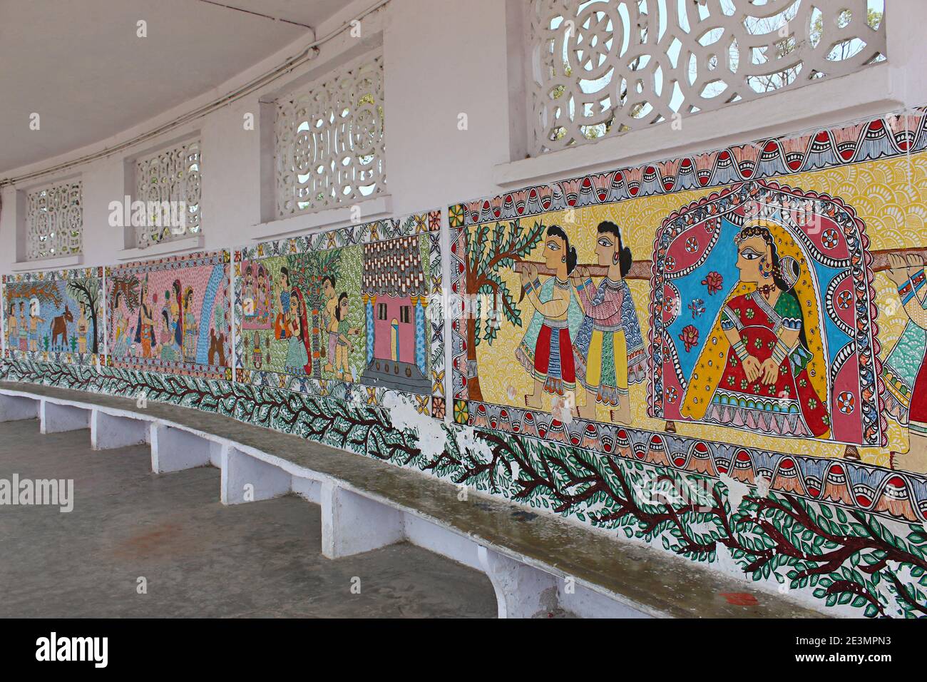 Madhubani painting hi-res stock photography and images - Alamy