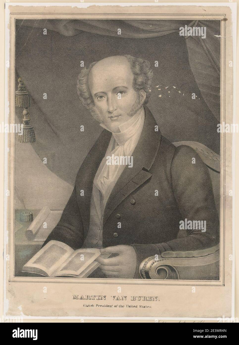 Martin Van Buren. Eighth president of the United States Stock Photo - Alamy