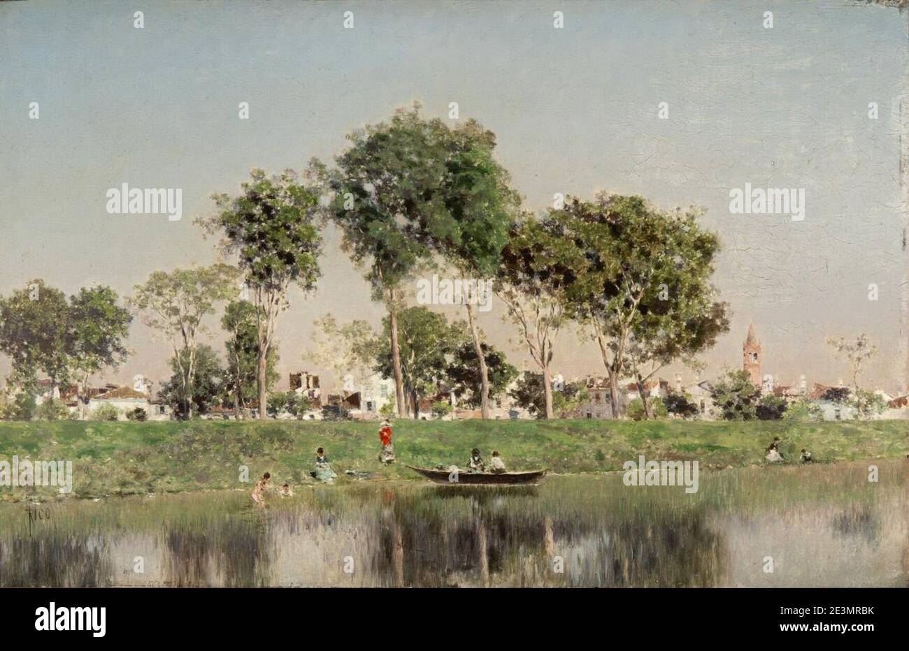 Martin Rico y Ortega - Ribera Italiana Stock Photo - Alamy