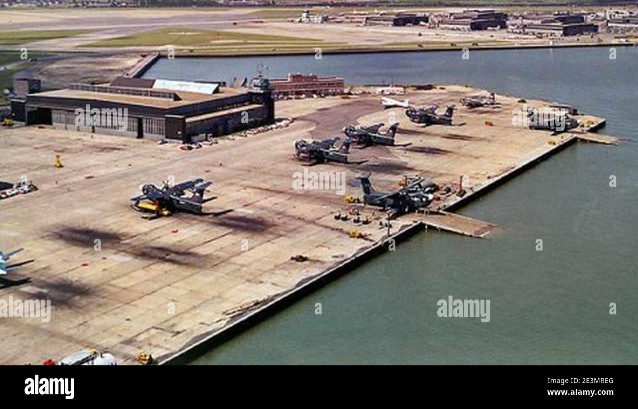 Martin P5M-2 Marlin seaplanes at Naval Air Station Norfolk, Virginia ...