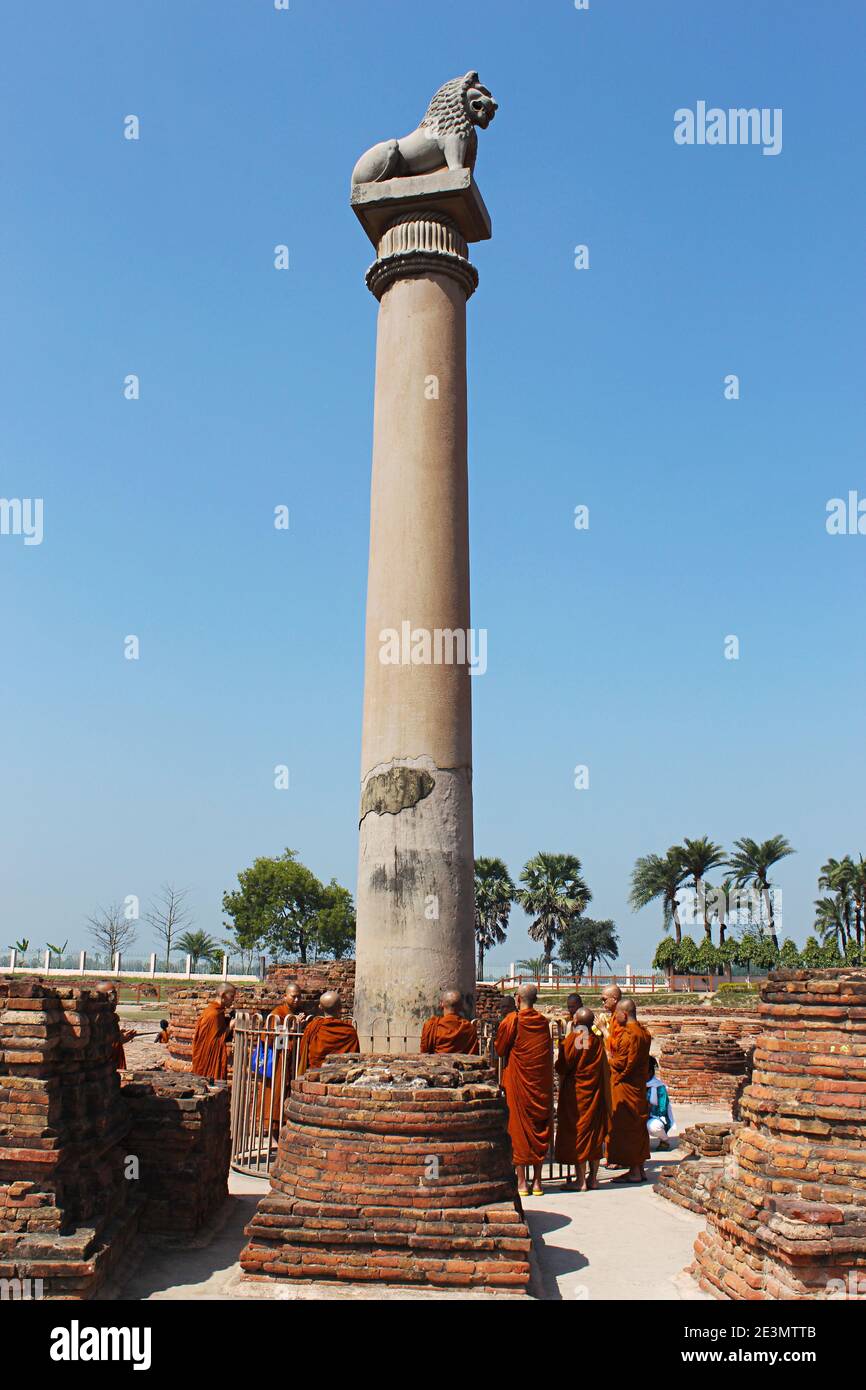 Pillars Of Ashoka In The Mauryan Empire