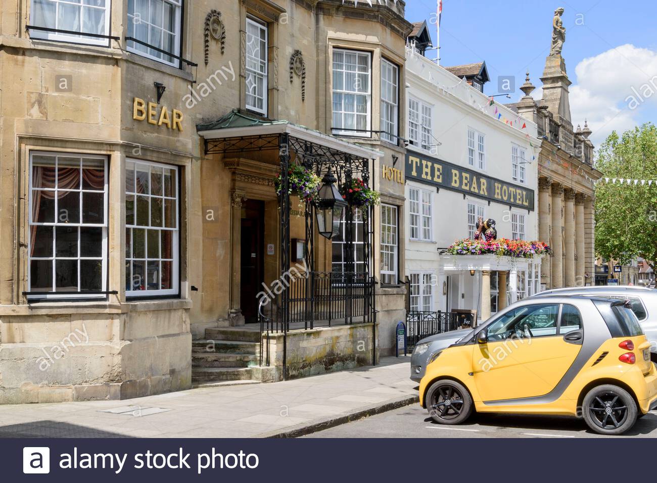 Entrance Bear Hotel Devizes Historic High Resolution Stock Photography ...