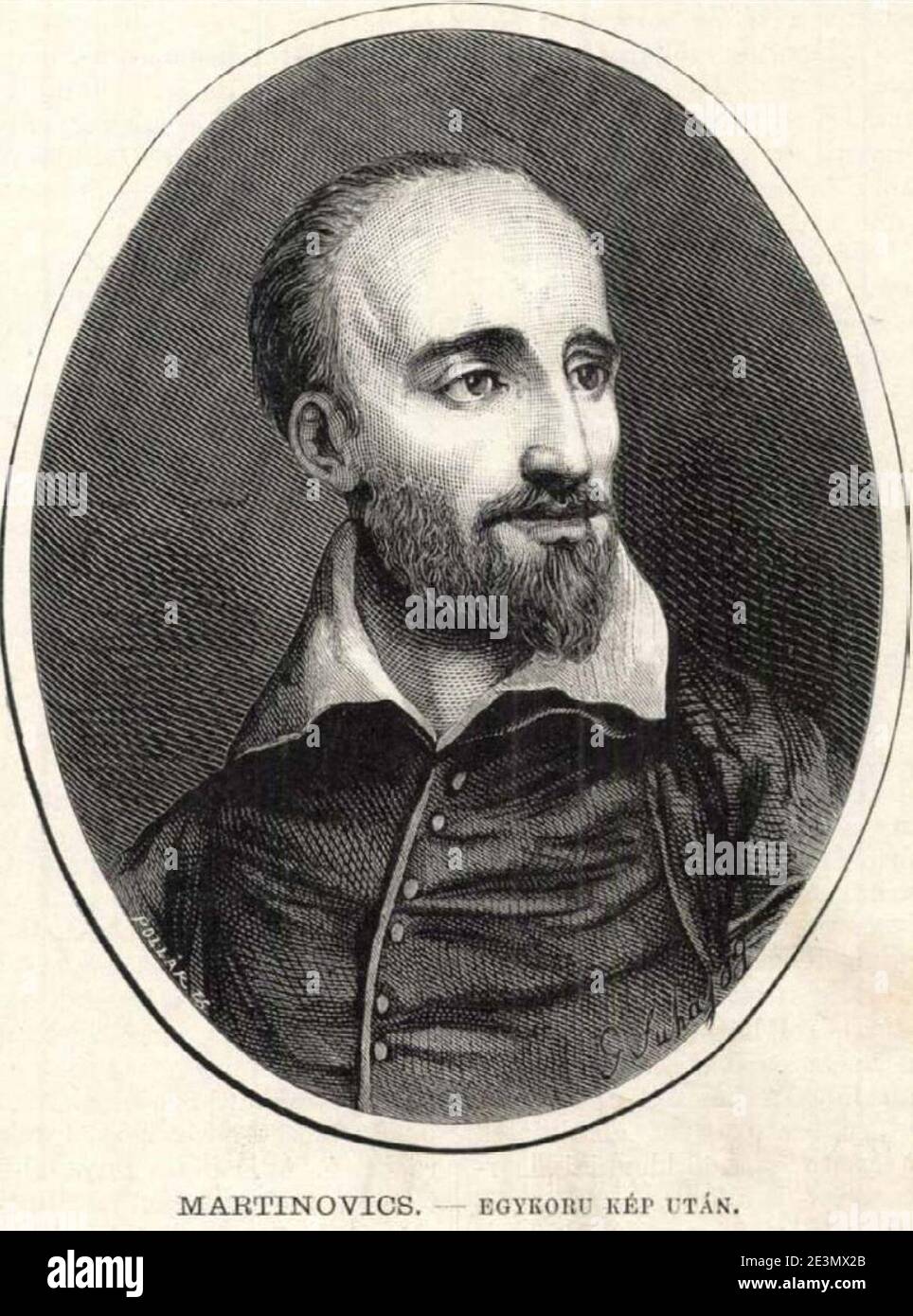 Martinovics Ignác József Domonkos egykorú rajz után Stock Photo - Alamy