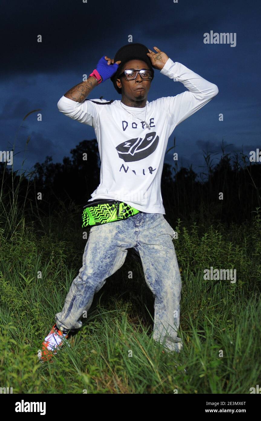 MIAMI, FL - AUGUST 08: Lil Wayne in the weeds. Dwayne Michael Carter ...