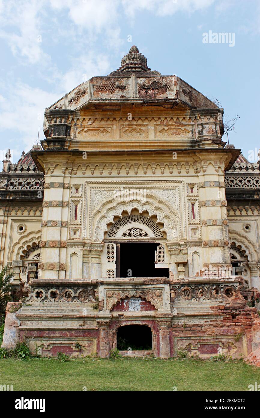 Durga temple , Rajnagar palatial complex ruins, Bihar, india Stock ...