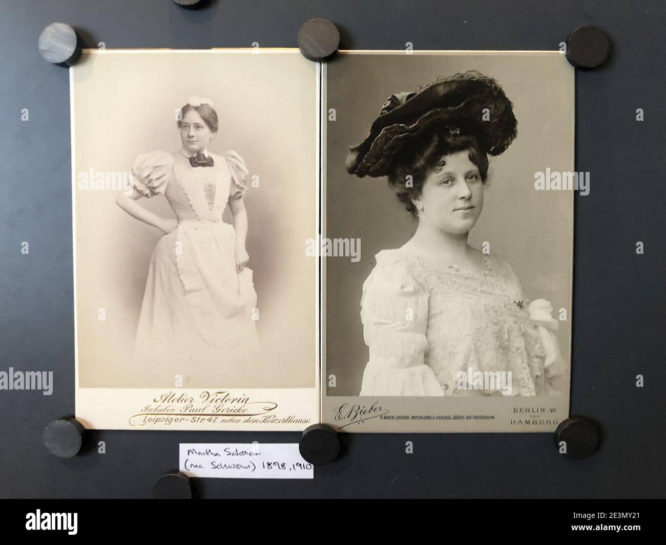 Martha Hulda Schwerin (1876-1945) portraits by E. Bieber and Atelier ...