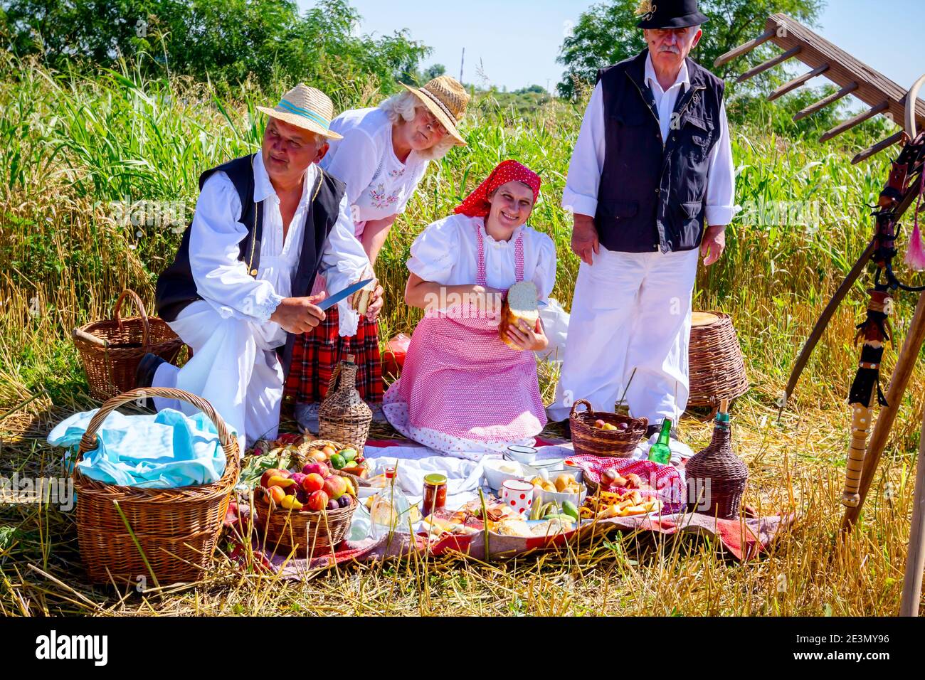 Crossed rake hi-res stock photography and images - Alamy