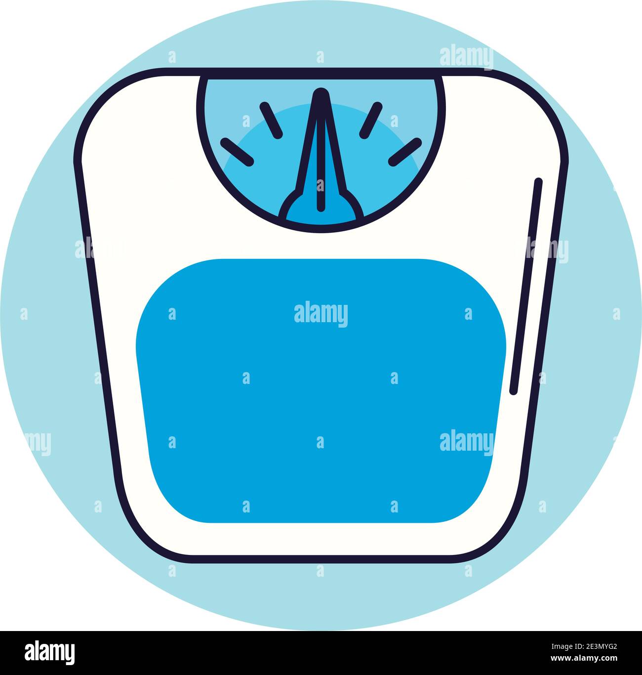 scale balance measure health icon vector illustration design Stock ...