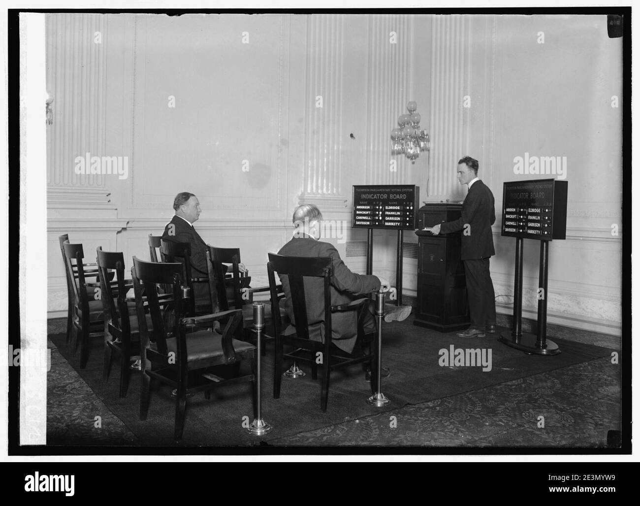 Voting machine vintage hi-res stock photography and images - Alamy