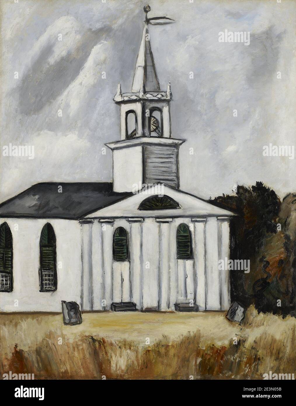 Marsden Hartley - Church at Head Tide Stock Photo - Alamy
