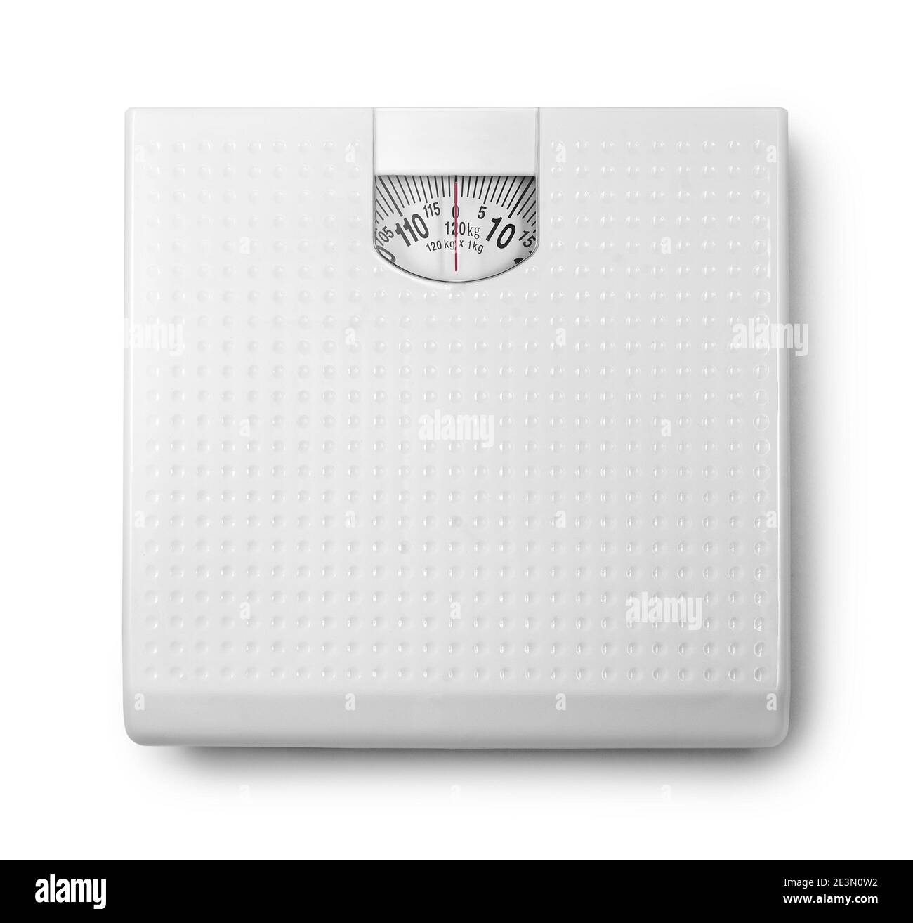 Weight scale isolated on white with clipping path Stock Photo - Alamy