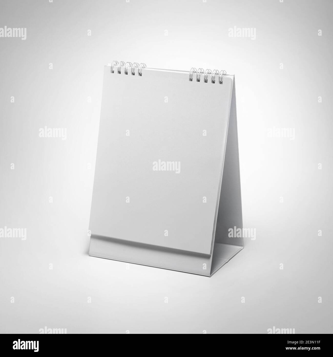 Blank calendar with copy space on a white background Stock Photo - Alamy