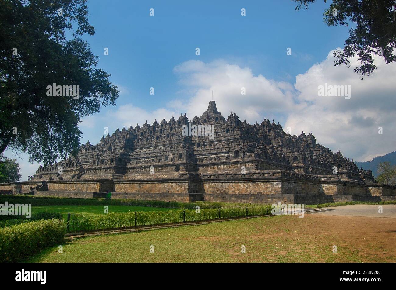 Borobudur Temple at day time, Yogyakarta, Java, Indonesia Stock Photo ...