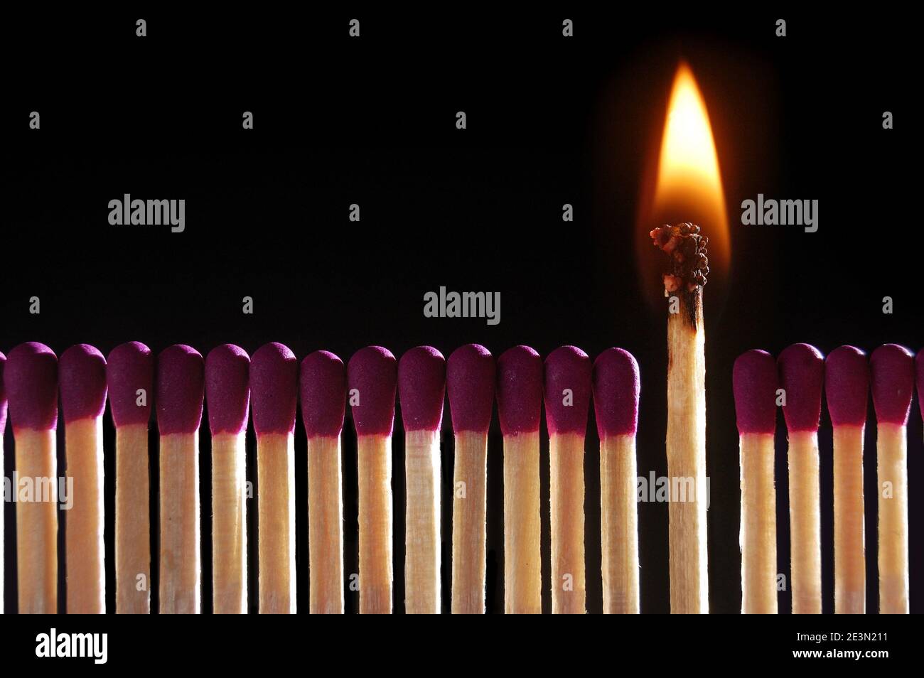 Matches lit hi-res stock photography and images - Alamy