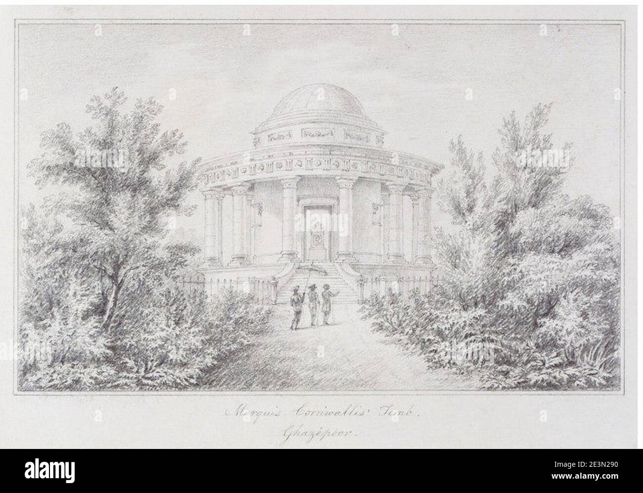 Marquess Cornwallis' Tomb, Ghazipoor 2007BM7388 Stock Photo - Alamy